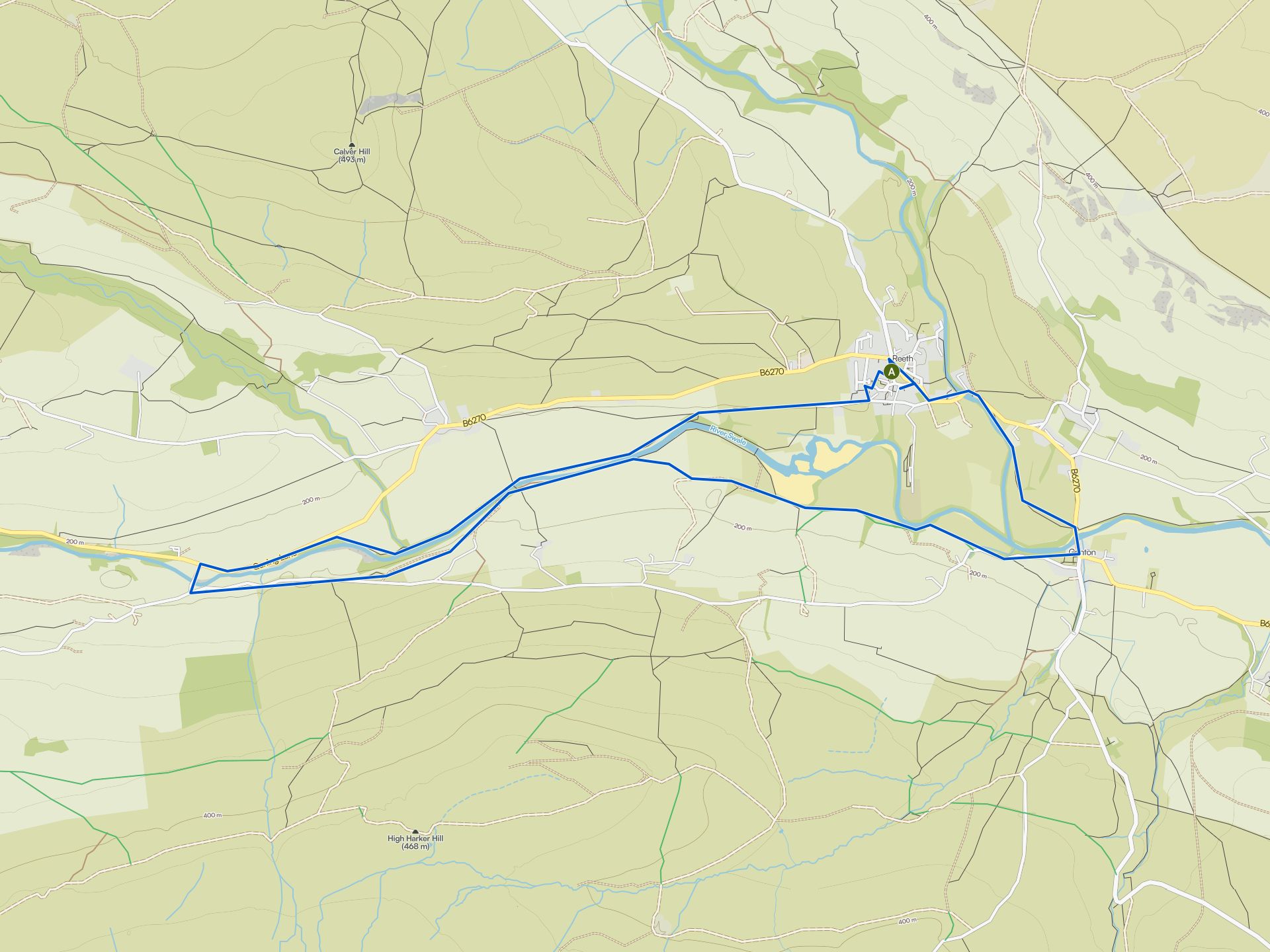 The best hikes from bus stations around Reeth, Fremington And Healaugh ...